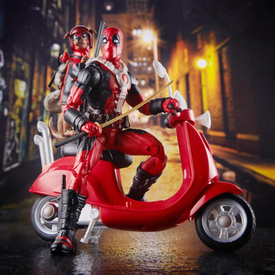 Figura Deadpool Corps con Scooter – Ultimate Marvel Legends | Hasbro ...