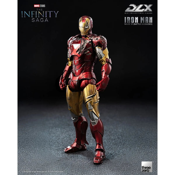 [Preventa] The Infinity Saga Iron Man Mark 6 Battle Damaged DLX Action ...