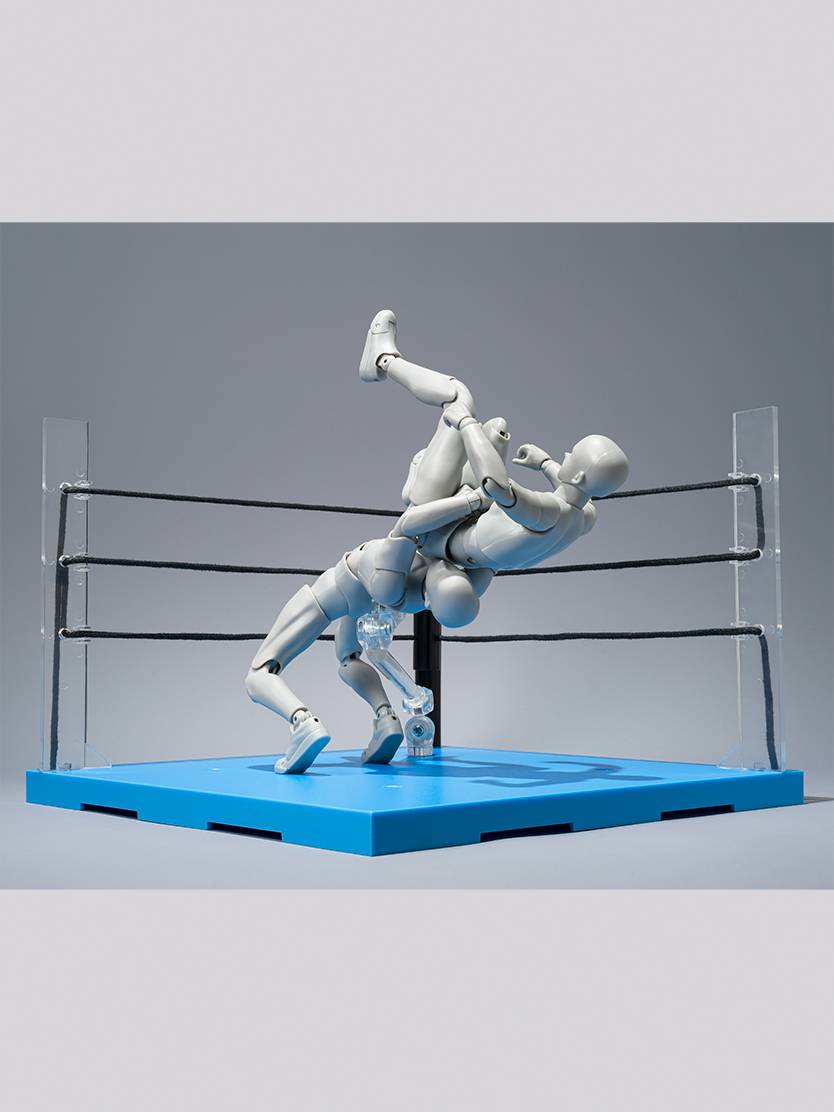 KinnikuMan Tamashii Stage: ACT Ring Corner & Folding Chair set (Neutra ...