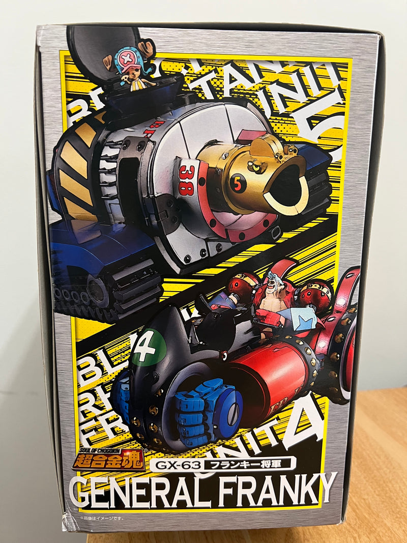 One Piece Soul of Chogokin General Franky GX-63 Bandai (caja con detal ...