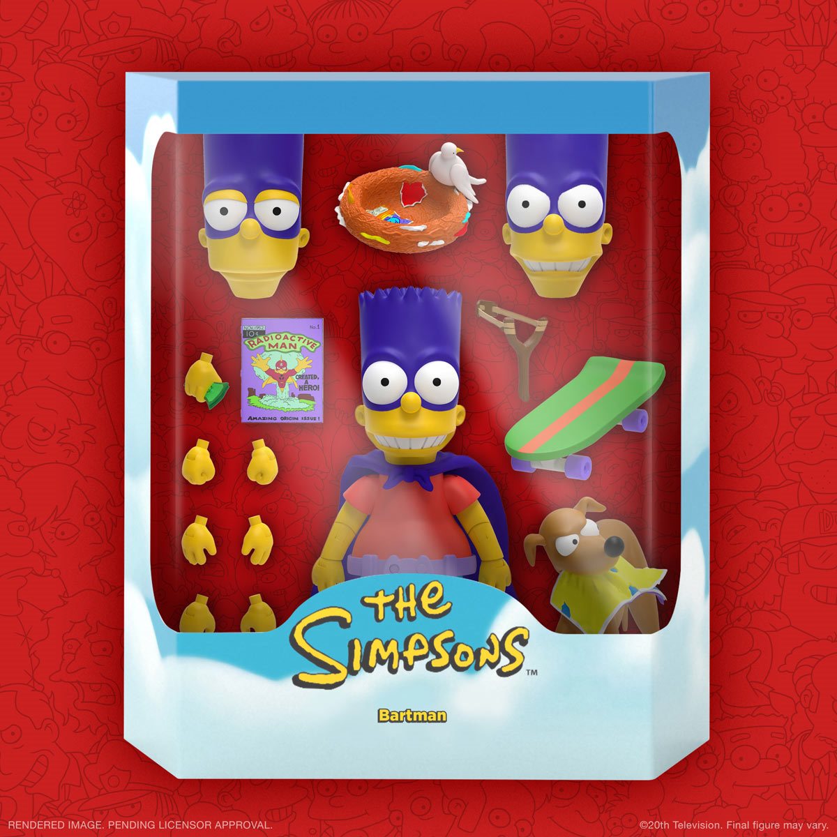 The Simpsons Ultimates Bartman Super 7 - LuffyToys